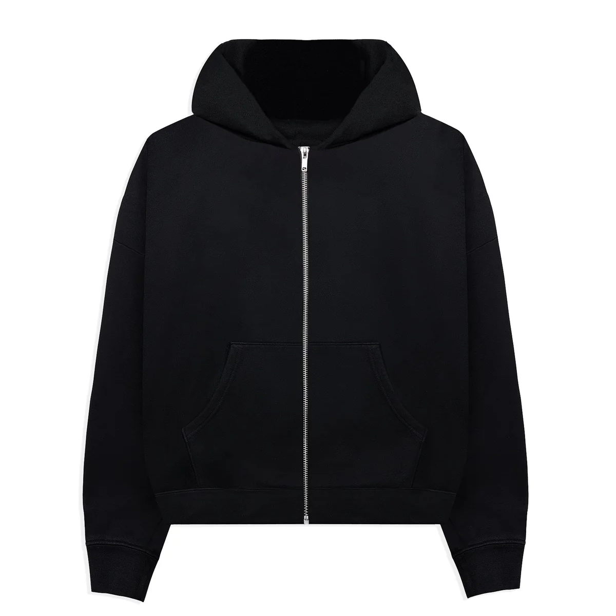 Black Zipper Hoodie – Tekton LA